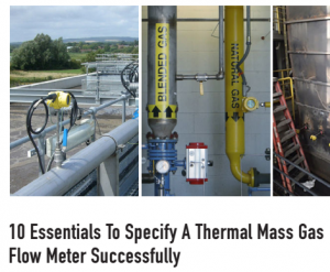 FCI Best Practice: Specifying a Thermal Mass Gas Flow Meter ...