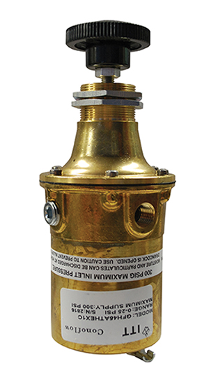 ITT Conoflow – Low Pressure Regulators – W.T. Maye, Inc.